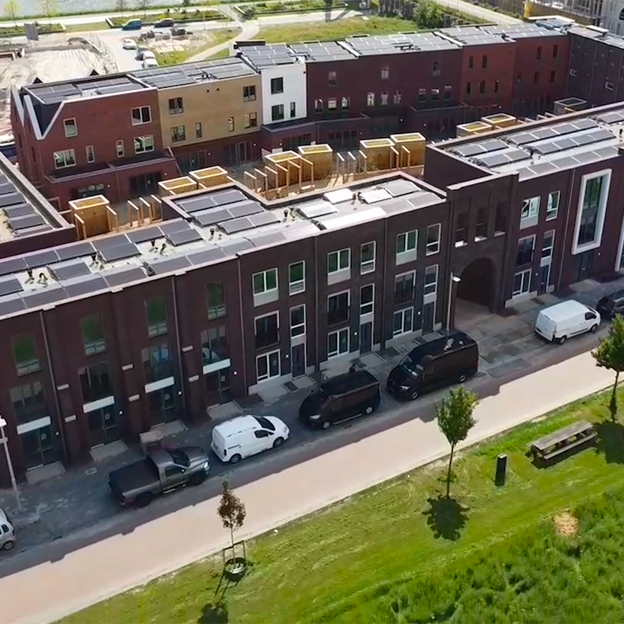 Energieleverende woningen Lindehof Utrecht